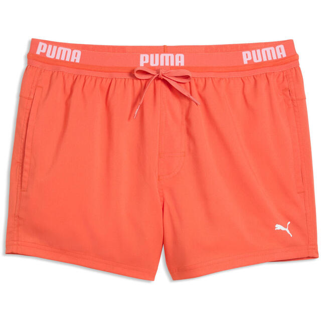 Shorts Puma Swim Men Logo Short Length Swim Short, Orange, Hommes ...