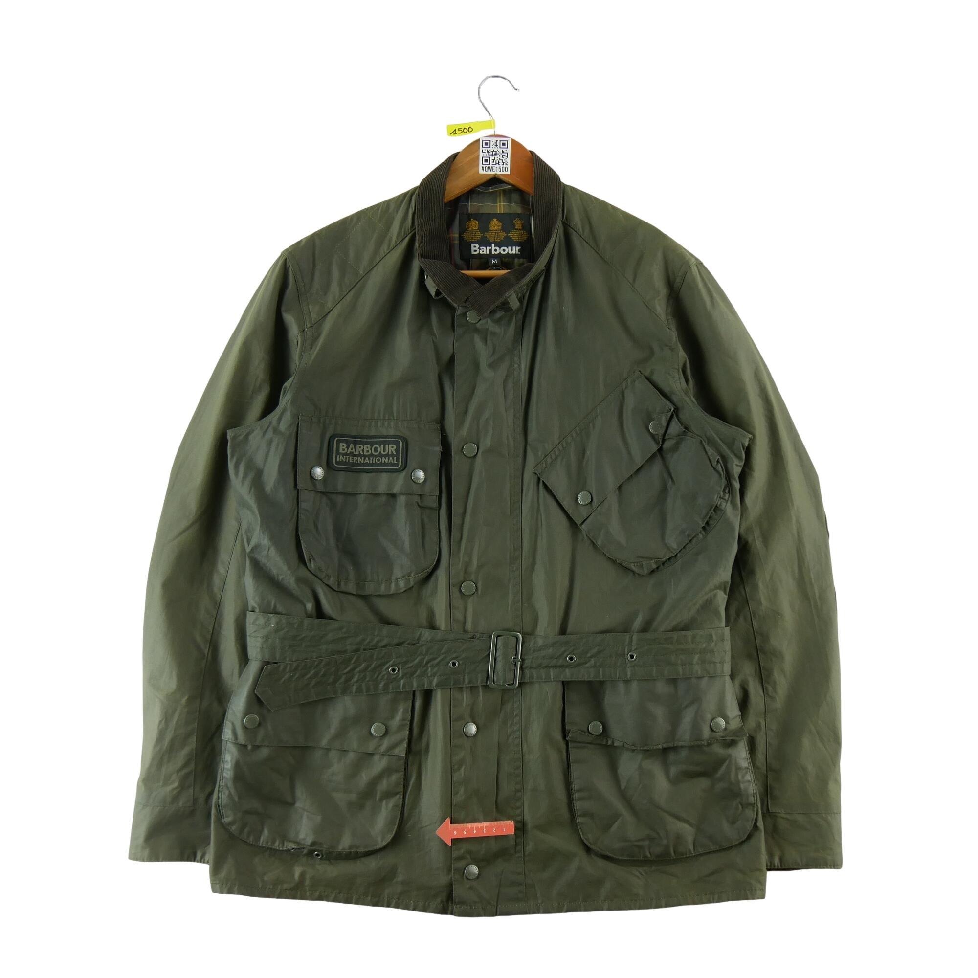 Seconde vie - Parka Homme Tartan wax huilé Kaki - Bon état | Decathlon