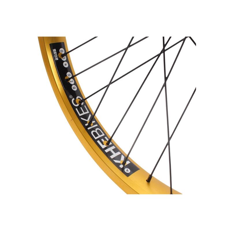 BMX első kerék KHE PRISM 20 col arany KHEBIKES - Decathlon