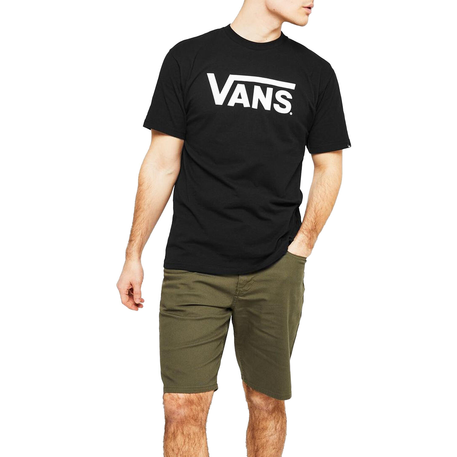 Mens Classic Logo Relaxed Fit TShirt (Navy) | Decathlon