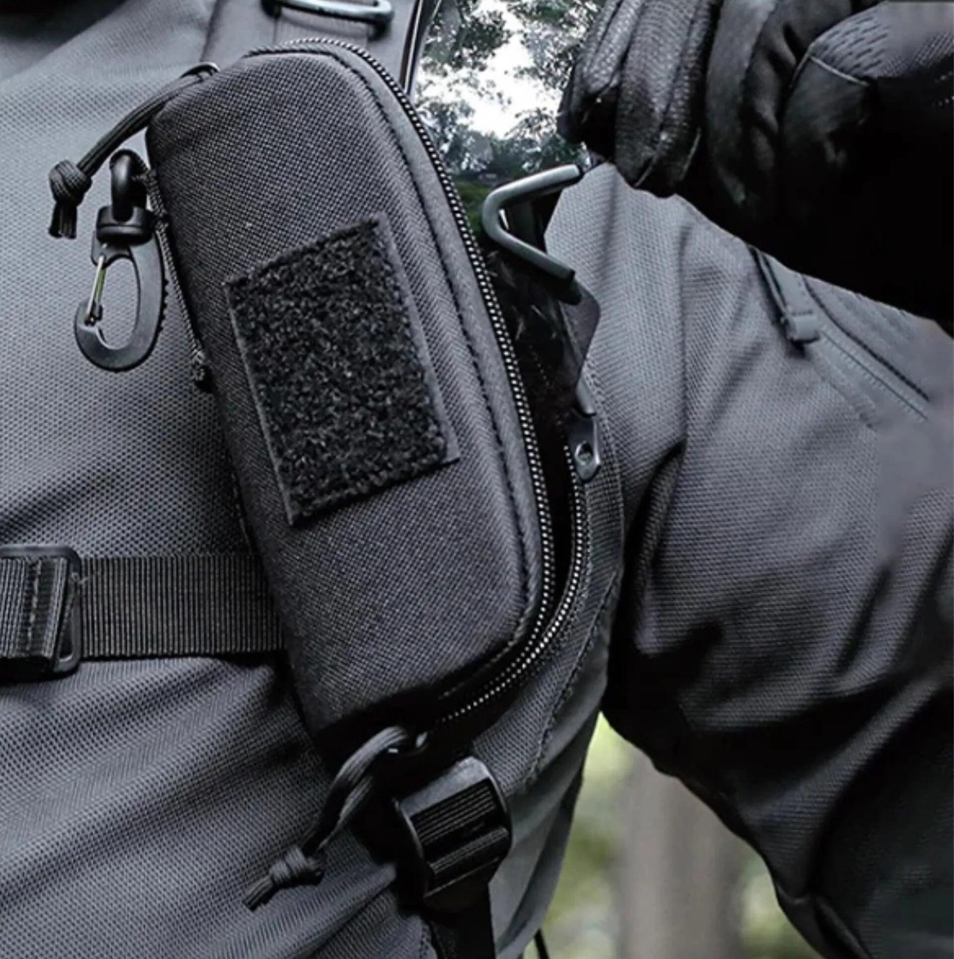 Semi-rigid tactical glasses case - Molle system + carabiner clip ...