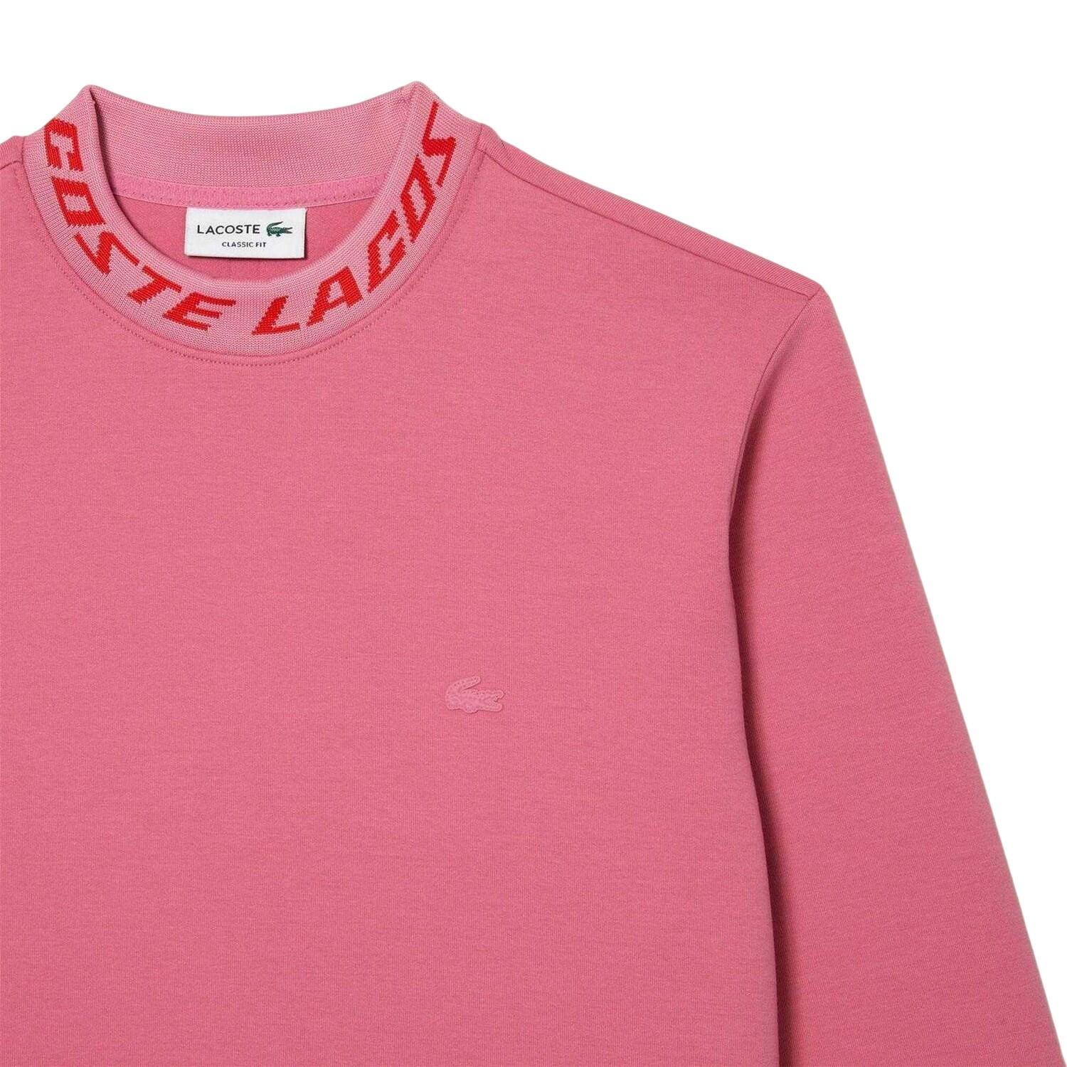 Mens Logo DoubleFace Sweatshirt (Pink) | Decathlon