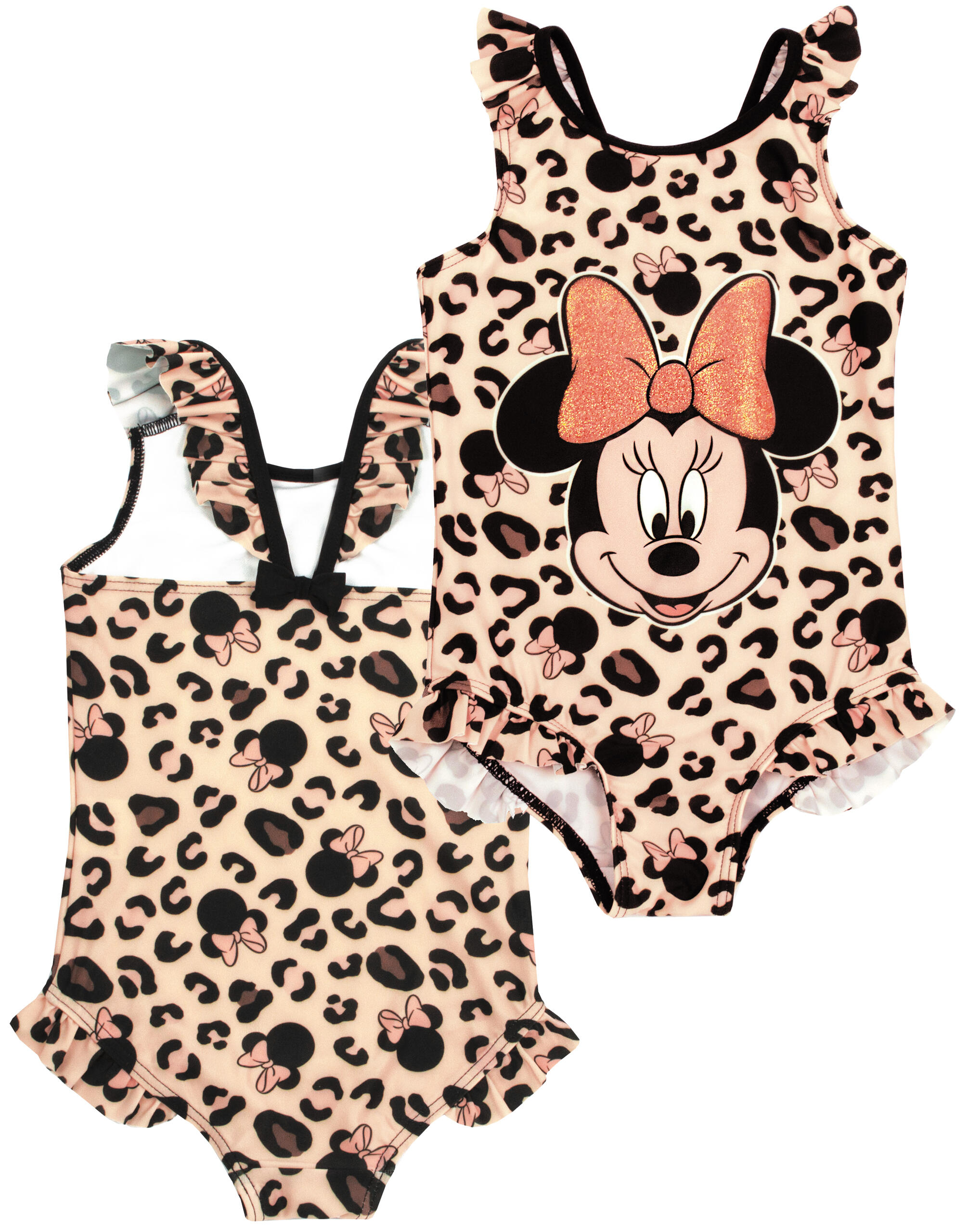Disney Minnie Mouse Poncho Towel and 1-Piece Swimsuit Set | Decathlon