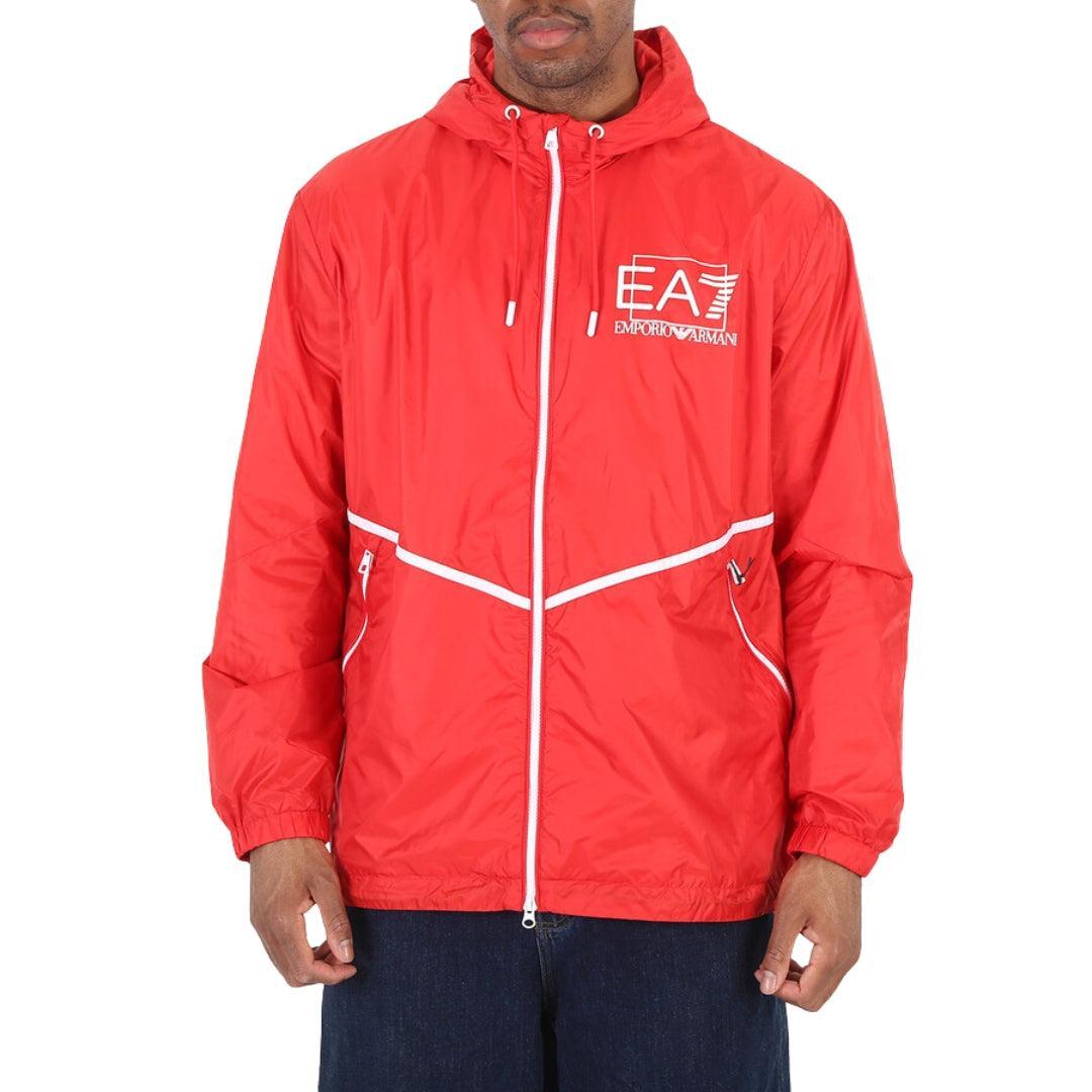 Mens Bold Logo Bomber Jacket (Red/White) | Decathlon