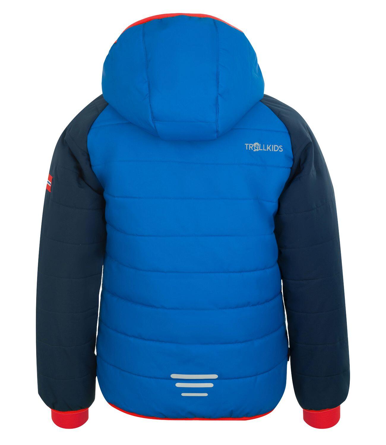 Hafjell PRO Kids' Ski Jacket Navy Polyester 6000 mm TROLLKIDS | Decathlon