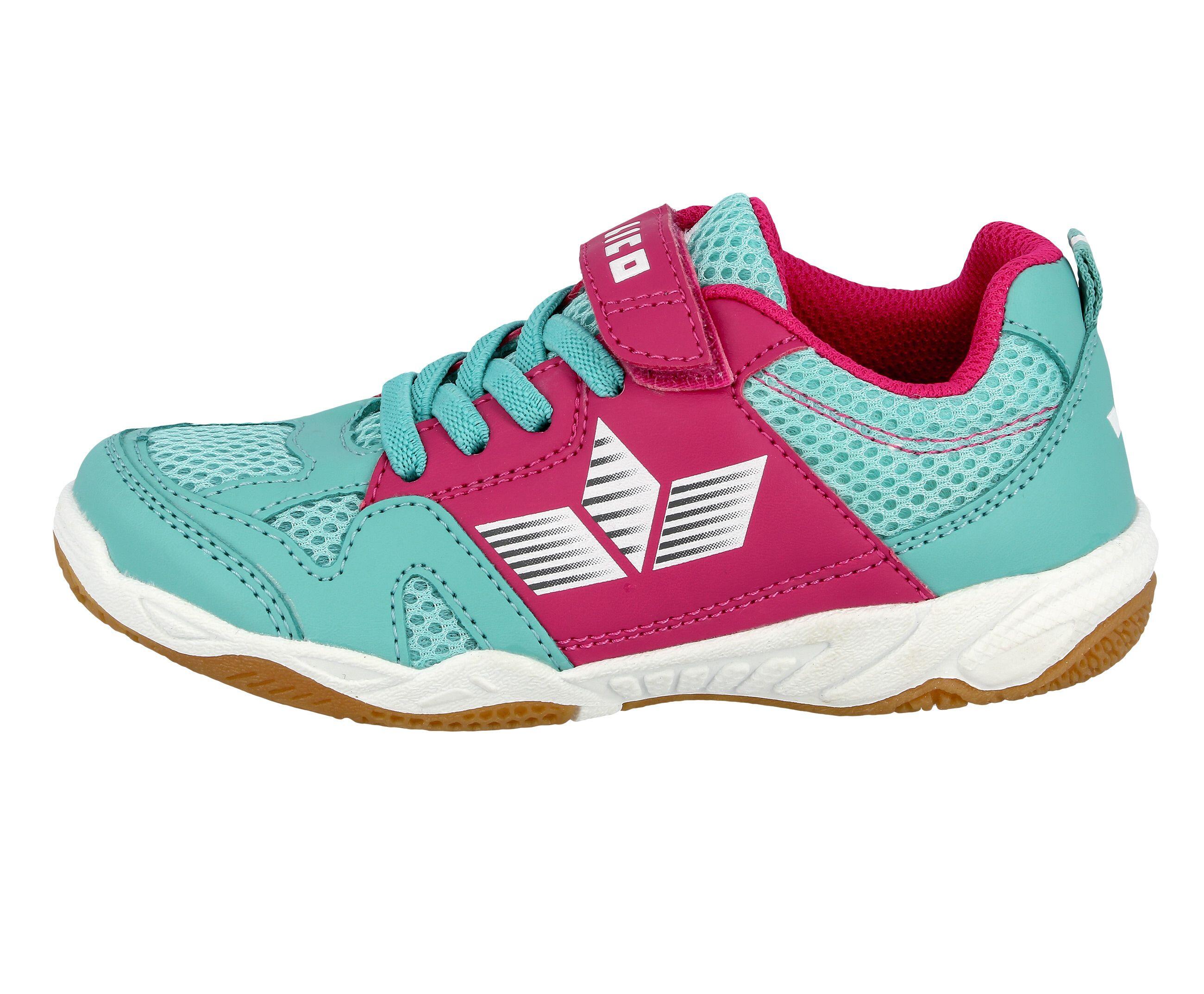 LICO Sport VS Girls Synthetic Green Trainer with Velcro, Removable Insole LICO | Decathlon