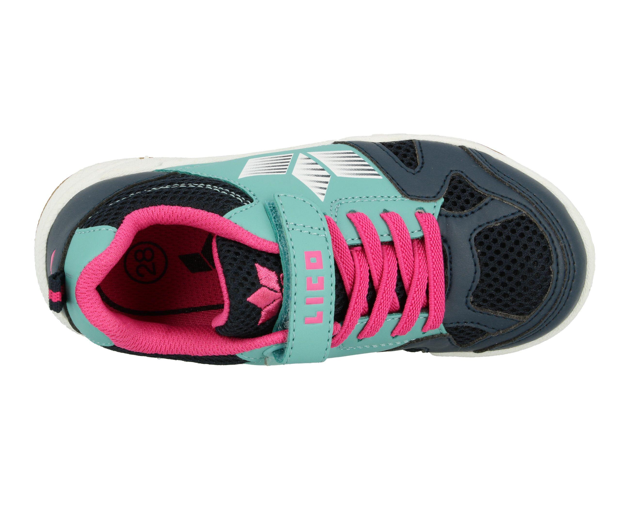 LICO Sport VS Girls' Training Shoe Blue Velcro Synthetic LICO | Decathlon
