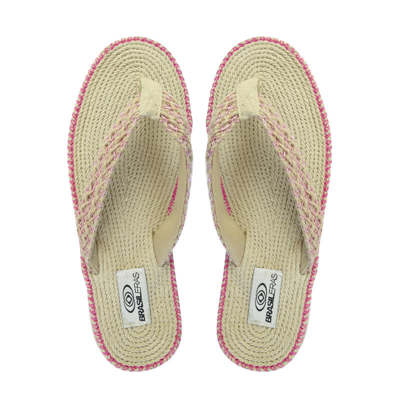 Chanclas Playa Mujer Brasileras Dedo Fucsia suela goma Antideslizante ...