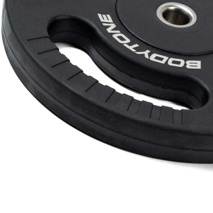 BODYTONE Professionele rubber schijf van 15kg met handvat (28mm) 28/15 ...