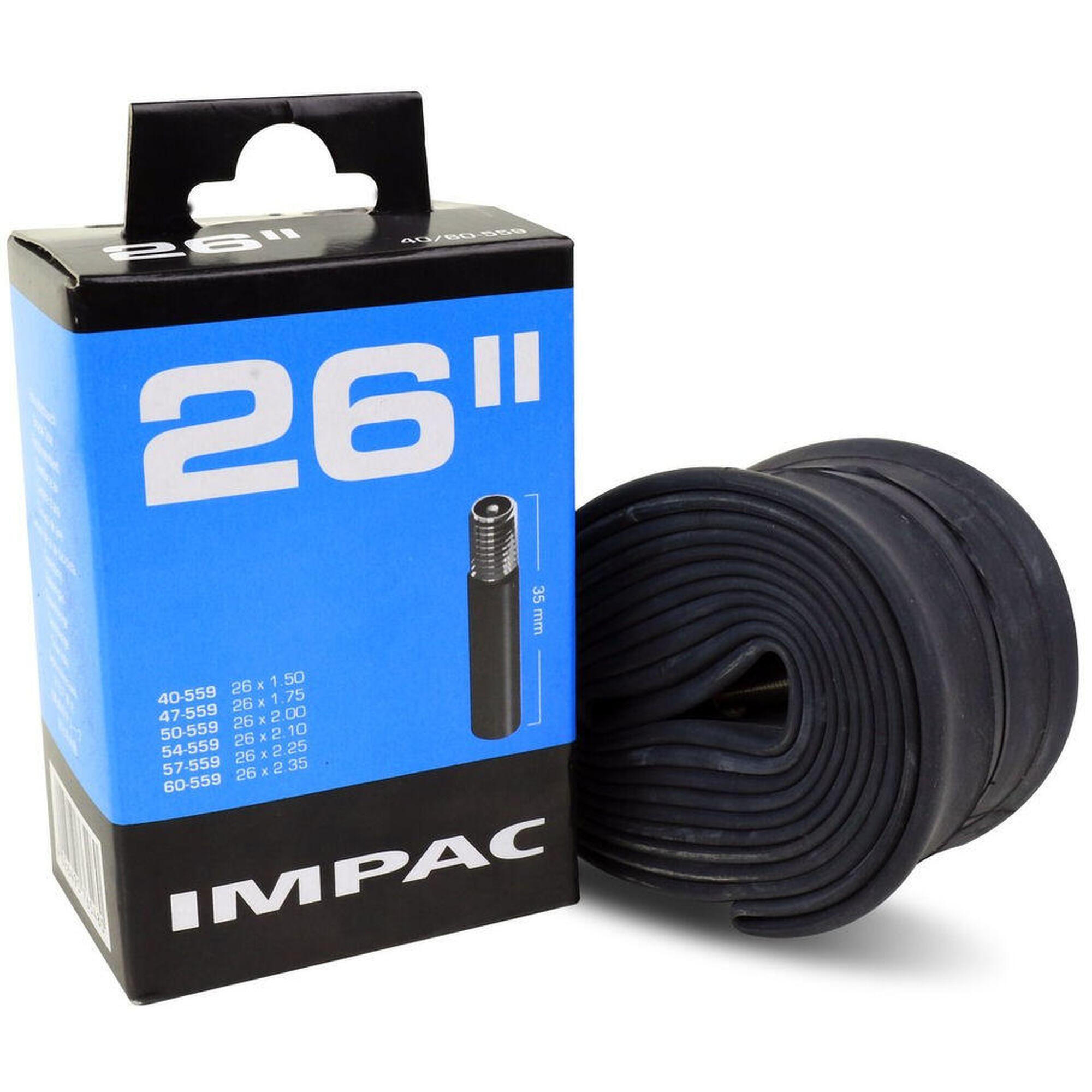 Impac Inner Tube 26 x 1.75 2.35 Schrader