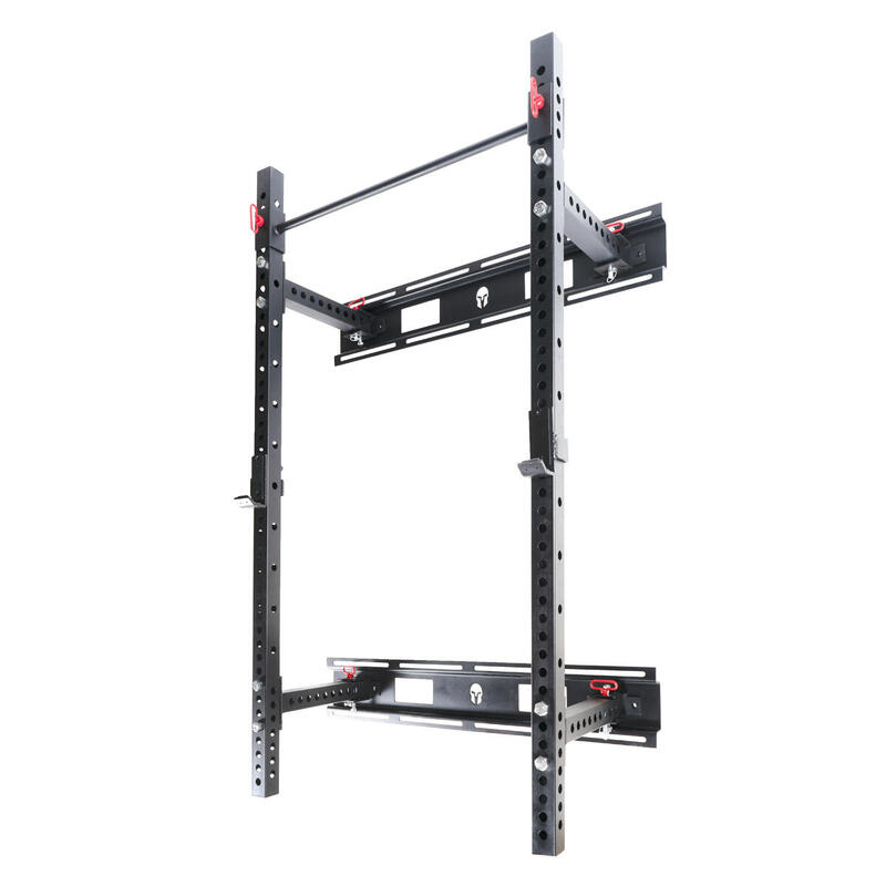 Rack mural pliable Foldable Wall Mount acier noir 110x60x230 cm ...
