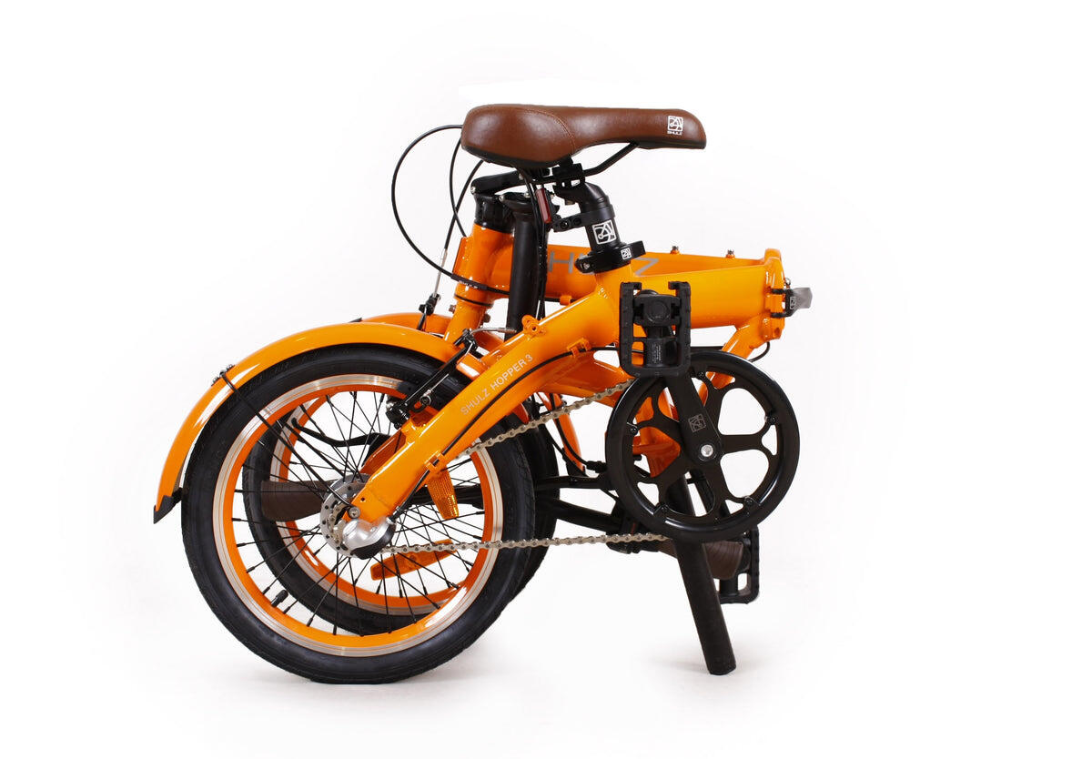 Shulz Foldable Bicycle Hopper 3 (Orange, 16 Shulz Foldable Bicycle Hopper 3 (Orange, 16