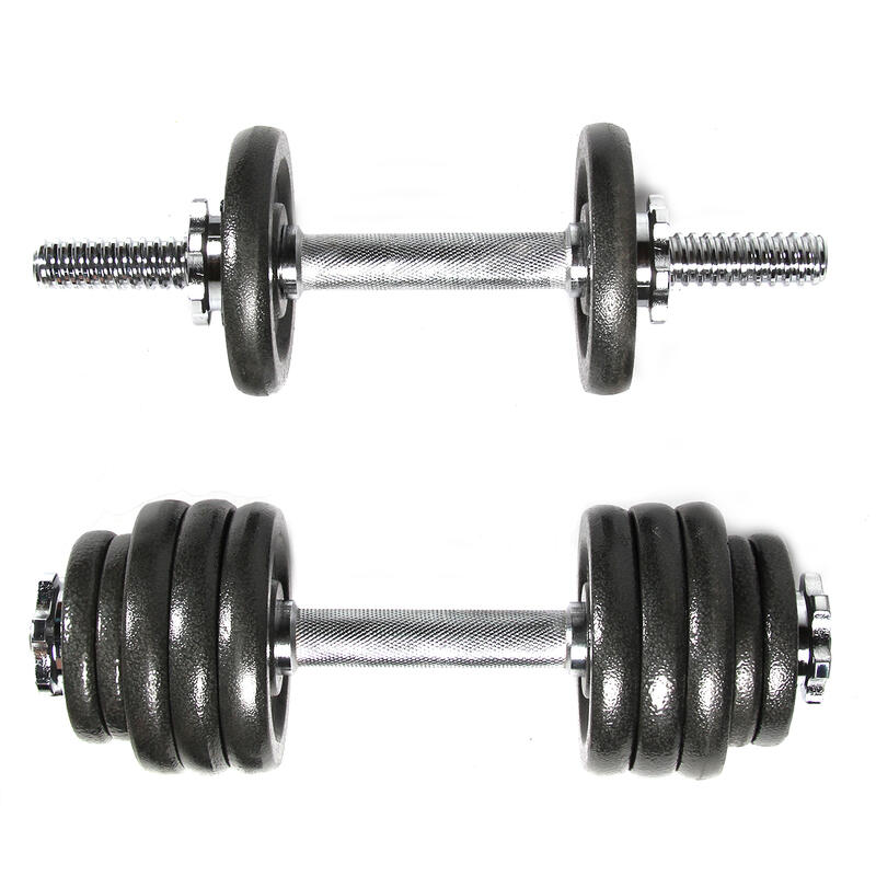 Set kit haltères "Loadable Dumbbell Set" 15kg GladiatorFit GLADIATORFIT ...
