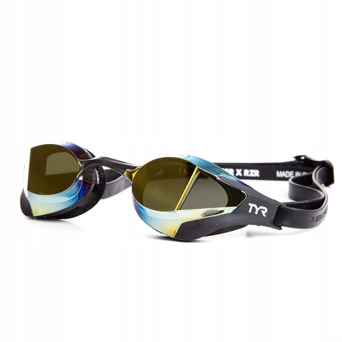 TYR Tracer X RZR Mirrored Goggles - Gold/ Black TYR | Decathlon