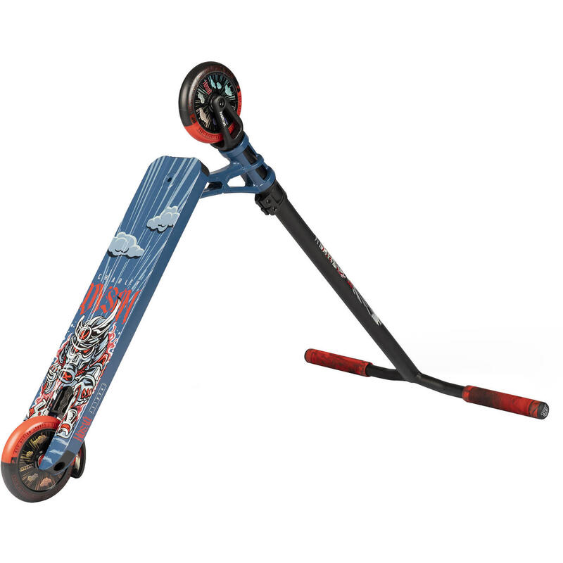 Trottinette TRougetinette freestyle MGX Charley Dyson Dunkel navy Rouge MADD GEAR PRO - Decathlon