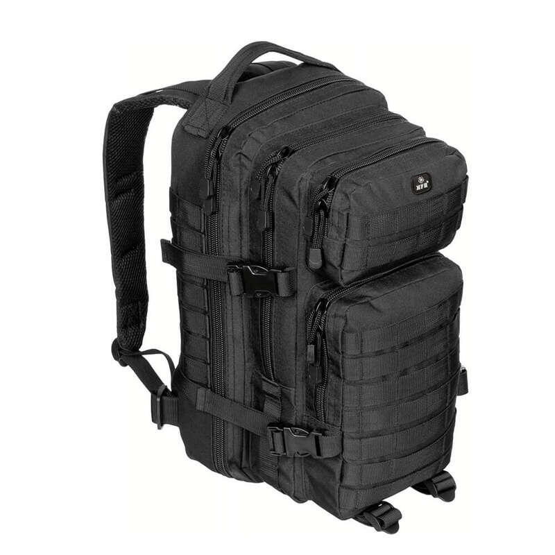 MFH Backpack Assault I Black MFH MAX FUCHS | Decathlon