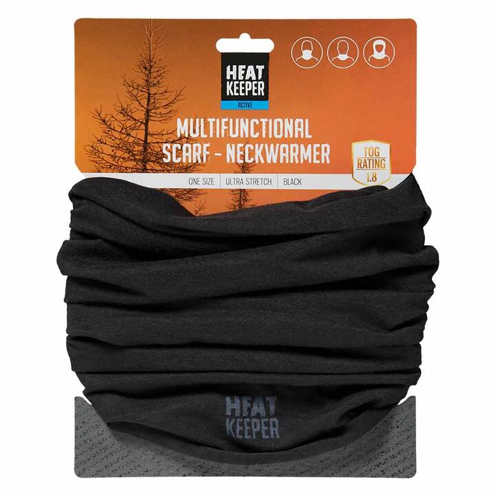 HEAT KEEPER Heat Keeper Multifunctionele Sjaal/Nekwarmer Zwart | Decathlon