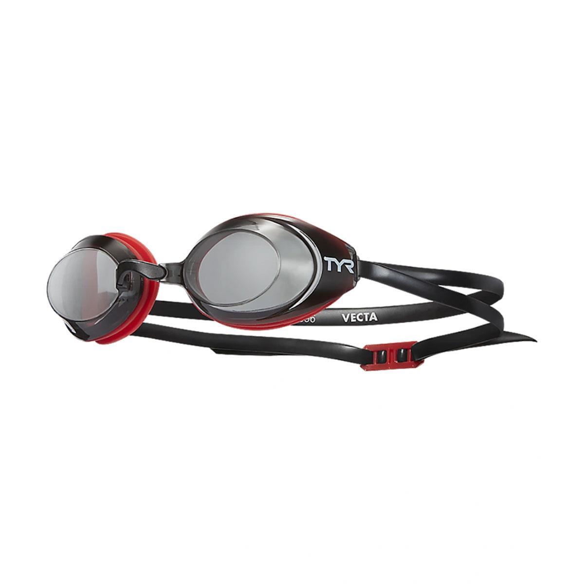 TYR Vecta Goggles - Smoke / Red / Black TYR | Decathlon