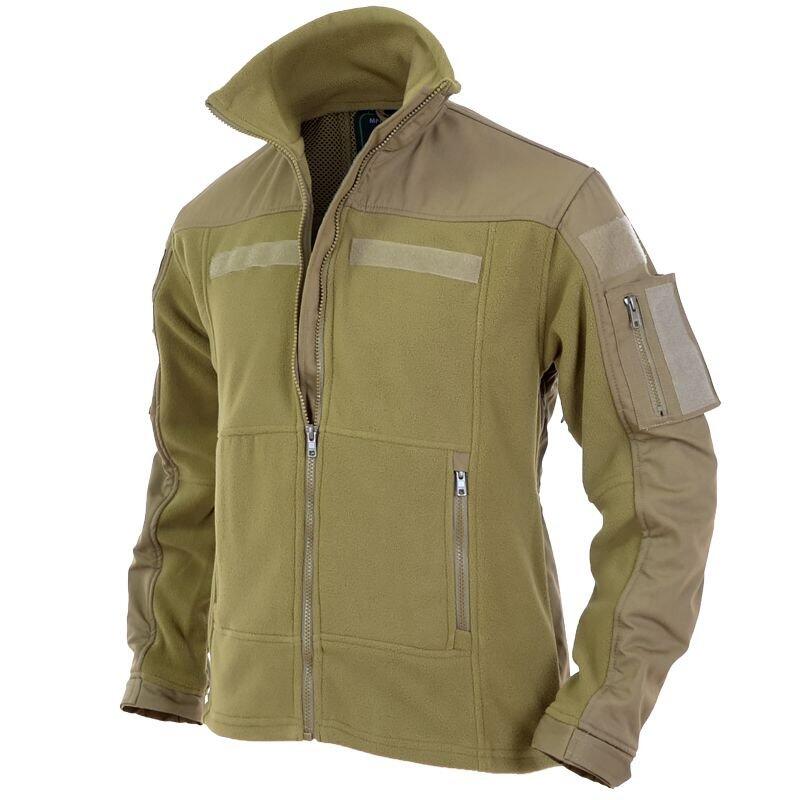 MFH US Combat Fleece Jacket Coyote MFH MAX FUCHS | Decathlon