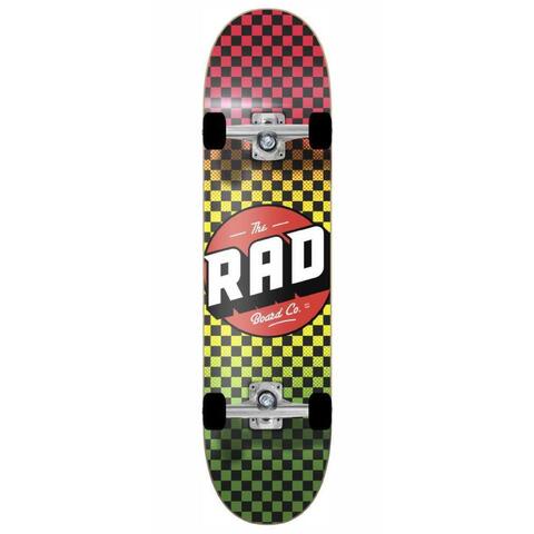 RAD Checkers Progressive Skateboard Complet - 8" - Noir/Gris RAD BOARD ...