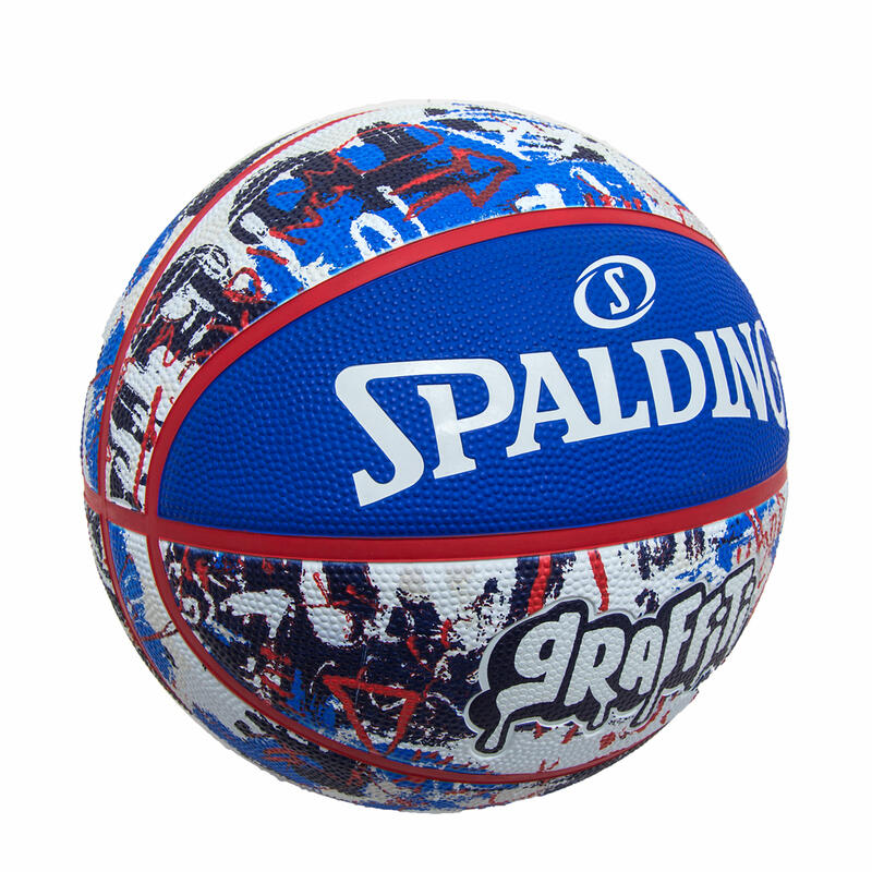Ballon De Basketball Spalding Graffiti Rouge Et Bleu Spalding Decathlon