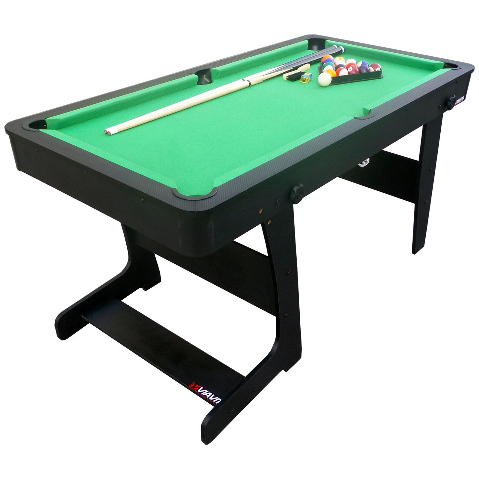 Viavito PT100X 5ft Folding Pool Table VIAVITO | Decathlon