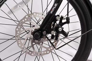 Foldable Bicycle | Rifle T7 White | 20 Inch 7 Spd Shimano | Back Rack ...