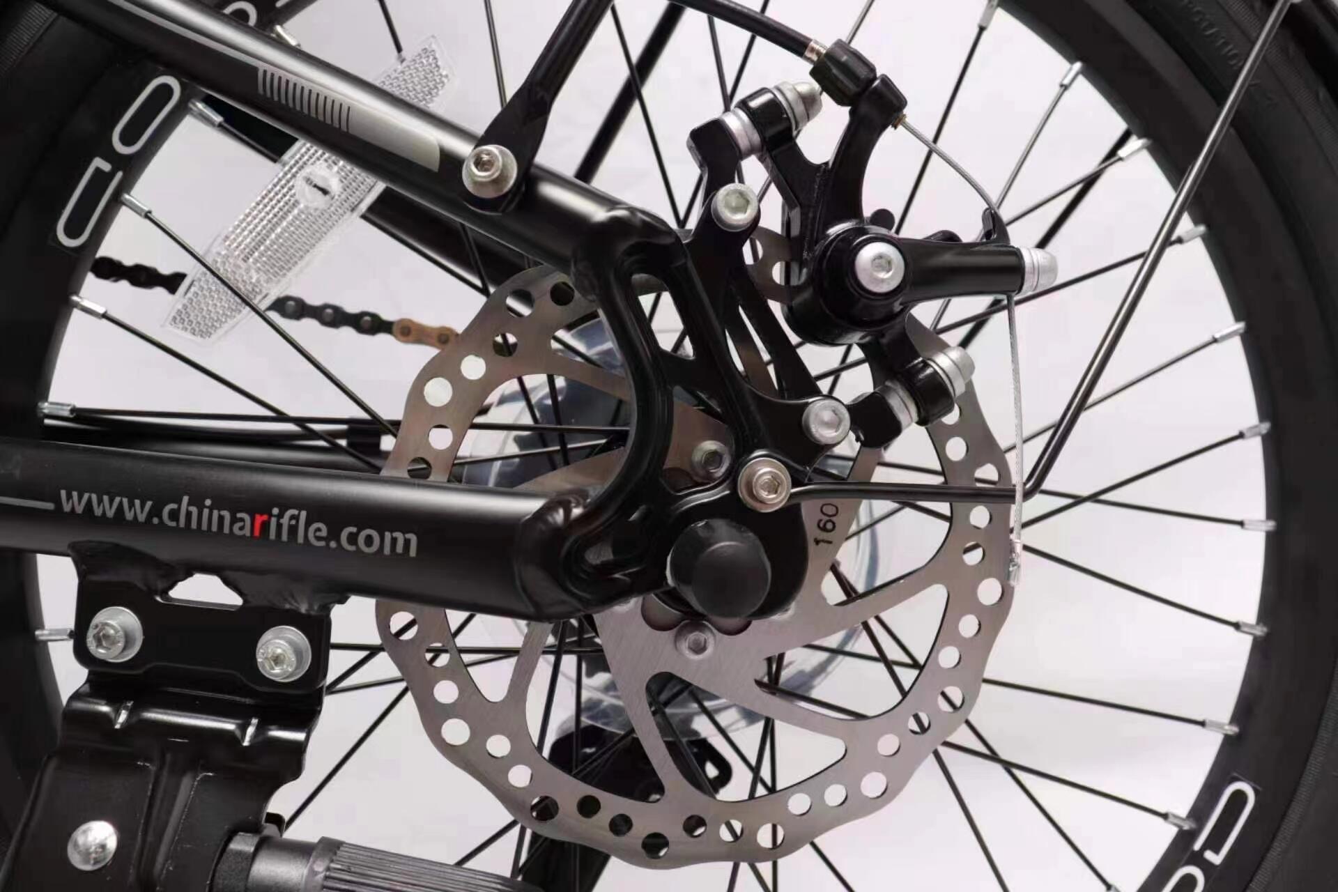 Foldable Bicycle | Rifle T7 White | 20 Inch 7 Spd Shimano | Back Rack ...