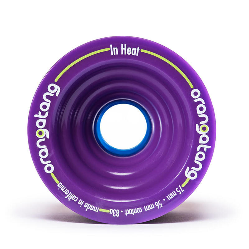 ORANGATANG IN-HEAT LONGBOARD WHEELS 75MM/83A - SET OF 4 ORANGATANG ...