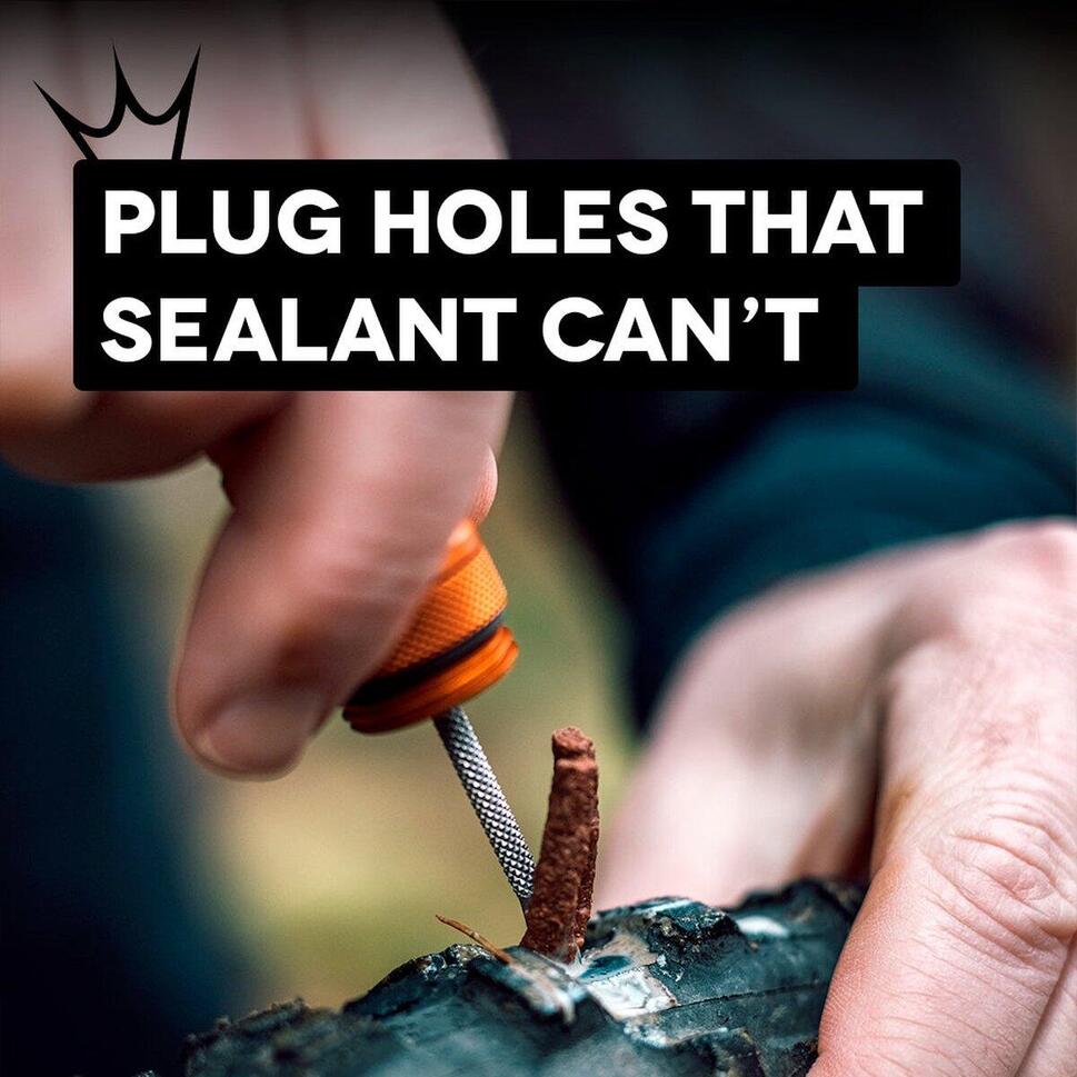 Kit reparation tubeless Holeshot Tubeless Puncture Plugger Kit noir ...