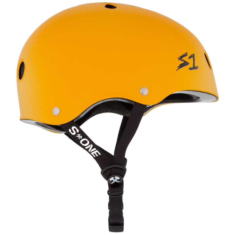 S1 LIFER Helmet - Multi-Impact & High-Impact Certified - Matt Yellow S1 ...