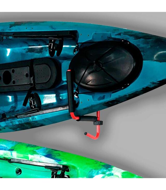 Support mural kayak set de 2 - rangement canoë SUP pagaie jusqu'à 70 kg ...