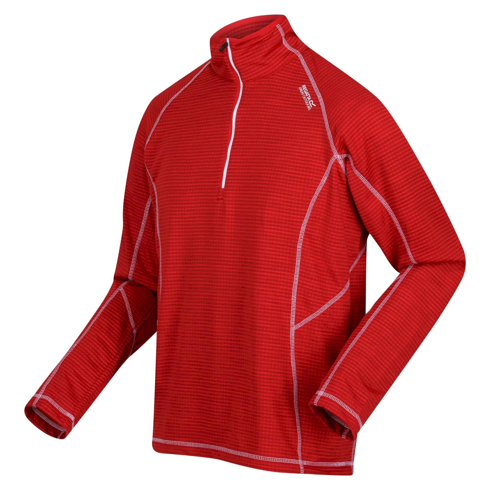 Mens Yonder Quick Dry Moisture Wicking Half Zip Fleece Jacket (Chinese ...