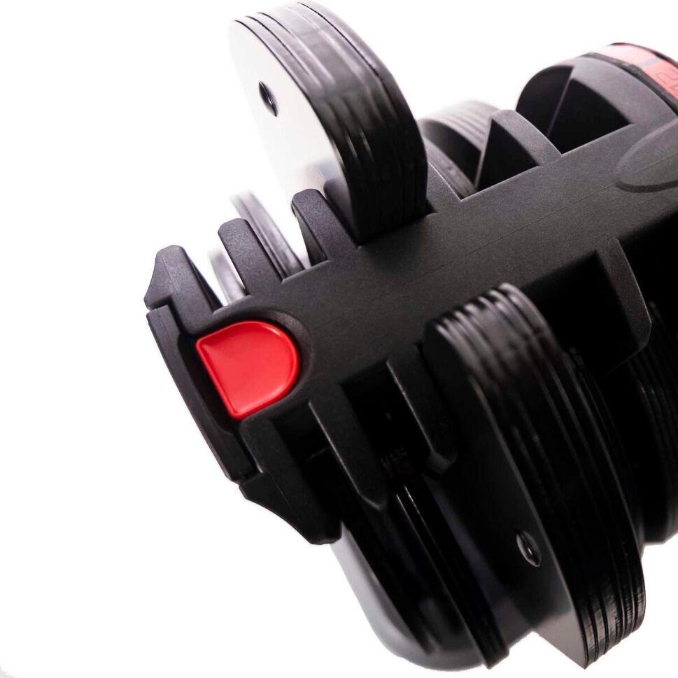 TITANIUM STRENGTH Titanium Strenght verstelbare halters 2-36 kg + rack ...