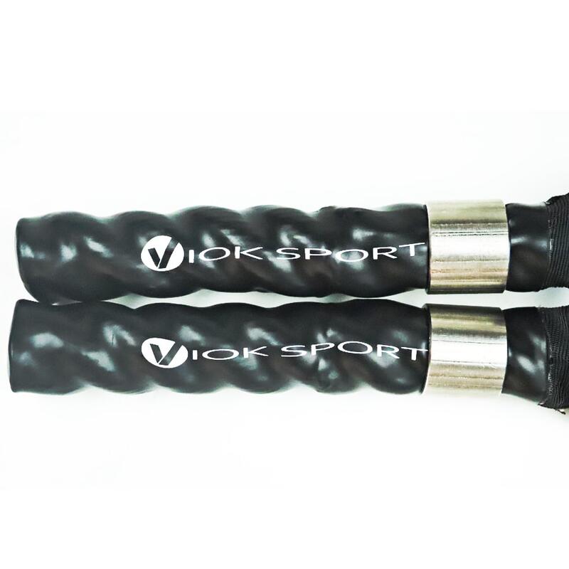 Corda WOD Battle rope 9m recubierta Viok Sport VIOK SPORT - Decathlon