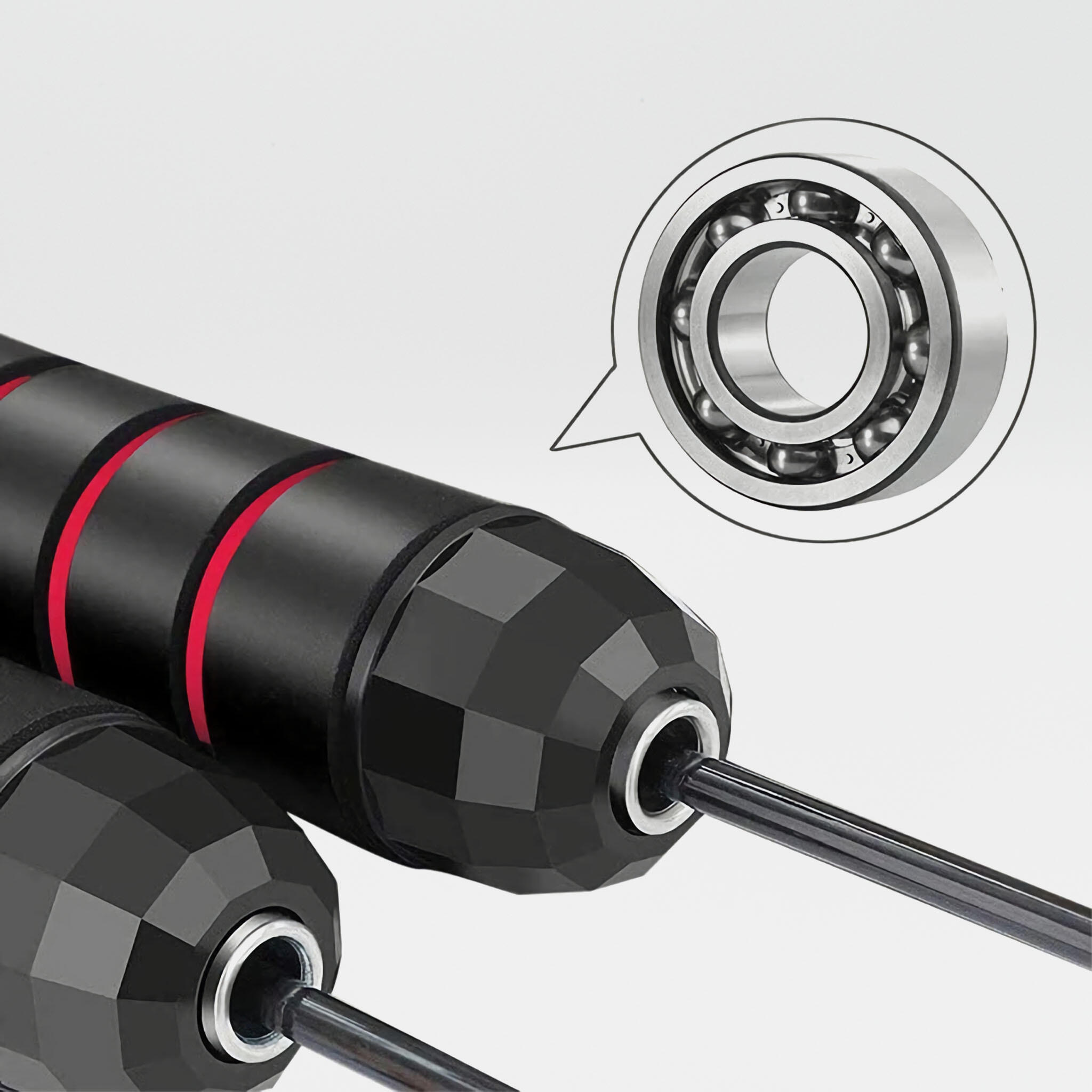 Corde à sauter Vital-Fit pour cardio, endurance et longueur réglable ...