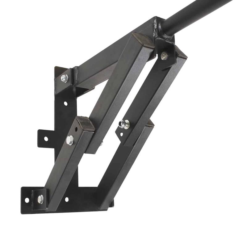 Barre de traction pliable murale Acier noir 94cm diamètre 34mm ...