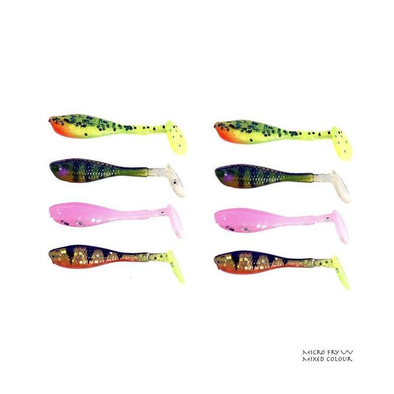 Leurre Souple Fox Rage Micro Fry 4cm UV Mixed Colour FOX RAGE | Decathlon