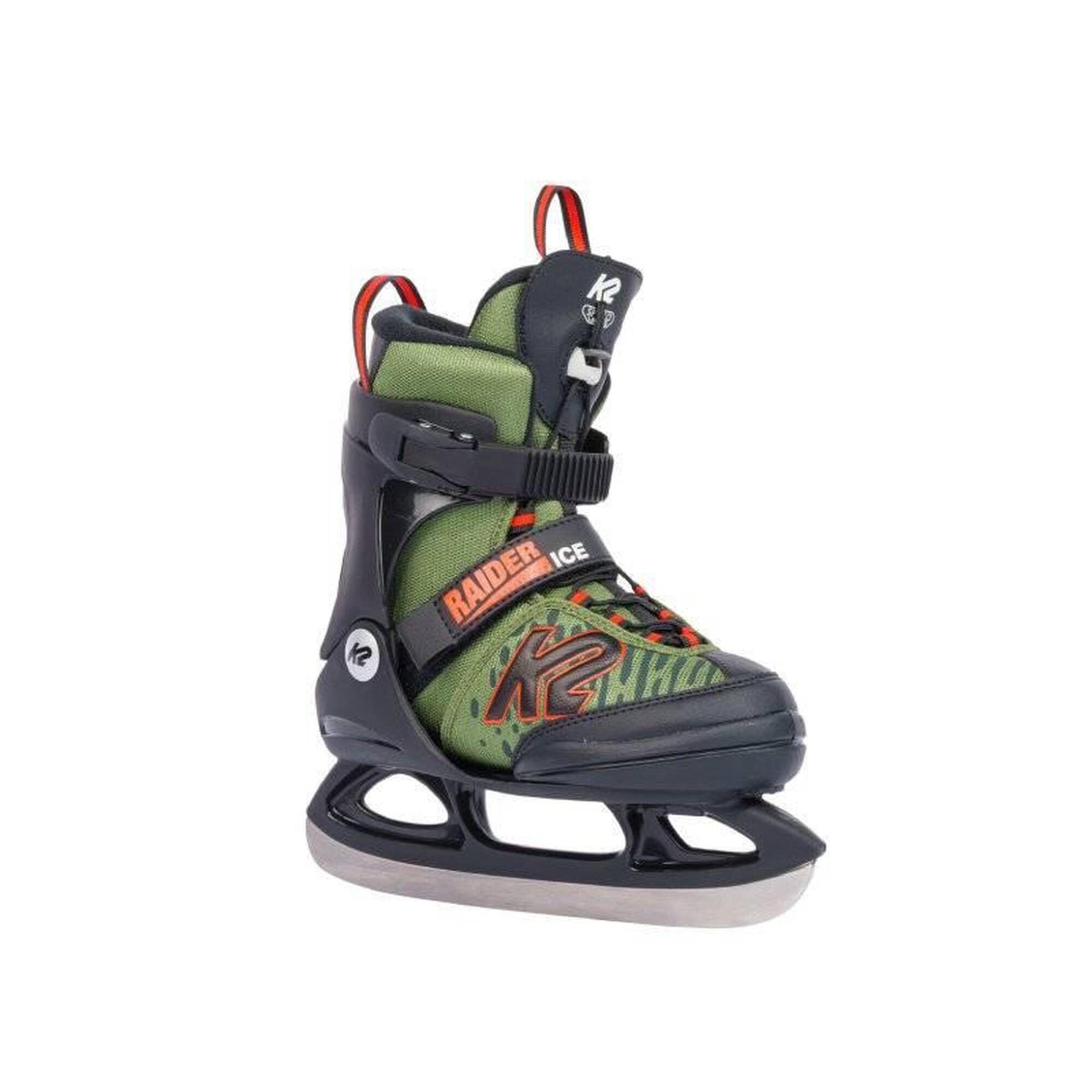 Gyerek állítható jégkorcsolya - K2 Raider Ice Pro black/green K2 ...