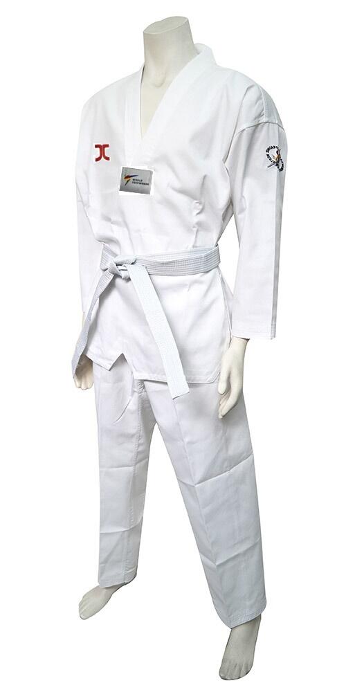 Taekwondo Uniform (WT Approved/ STF Approved) WHITE Collar