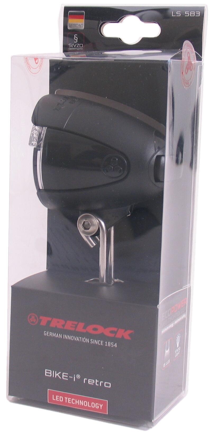 Trelock LS 583 Bike-i Retro Scheinwerfer schwarz TRELOCK | Decathlon