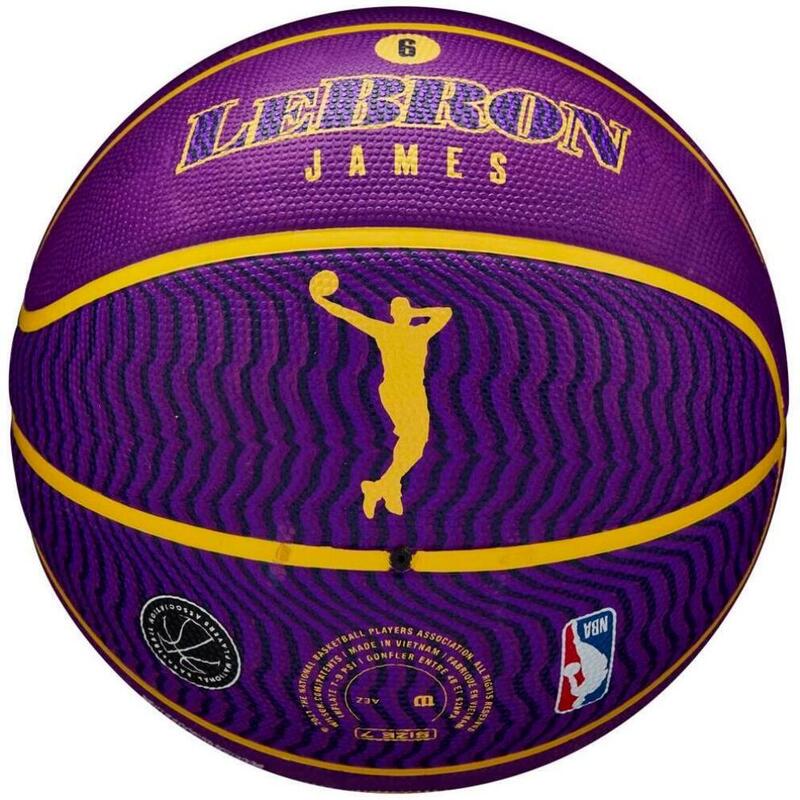 Piłka do koszykówki WILSON NBA LeBron James #23 Los Angeles Lakers 7 ...