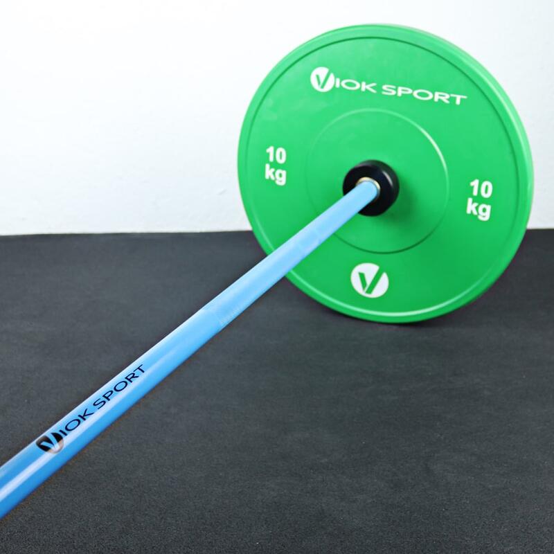 Barra olímpica de Cerakote Azul Viok Sport VIOK SPORT - Decathlon