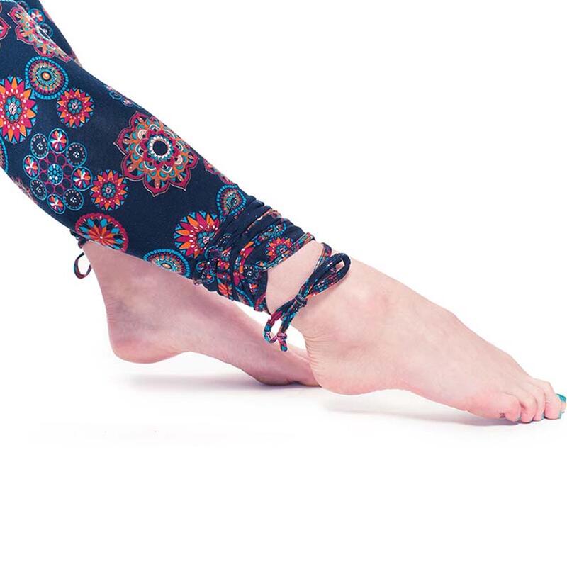 Legging yoga et Pilates coton organic mandala énergie ACHAMANA | Decathlon