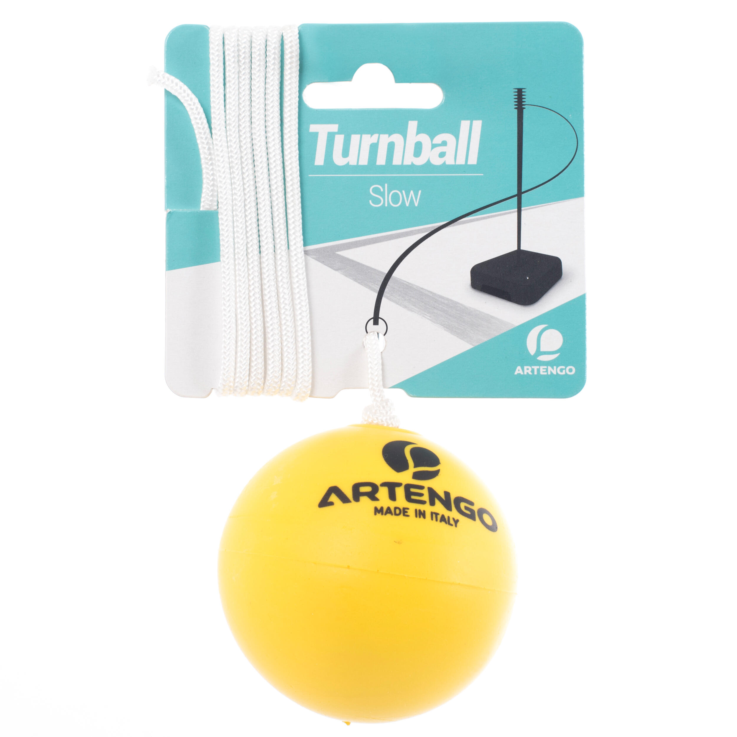 Pelota de Speedball "TURNBALL SLOW BALL" espuma amarillo ARTENGO | Decathlon