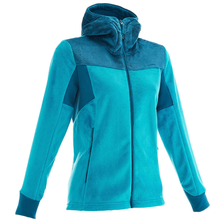 Buy Fleeces Online in India |Forclaz 500 Women Hiking Fleece Blue
