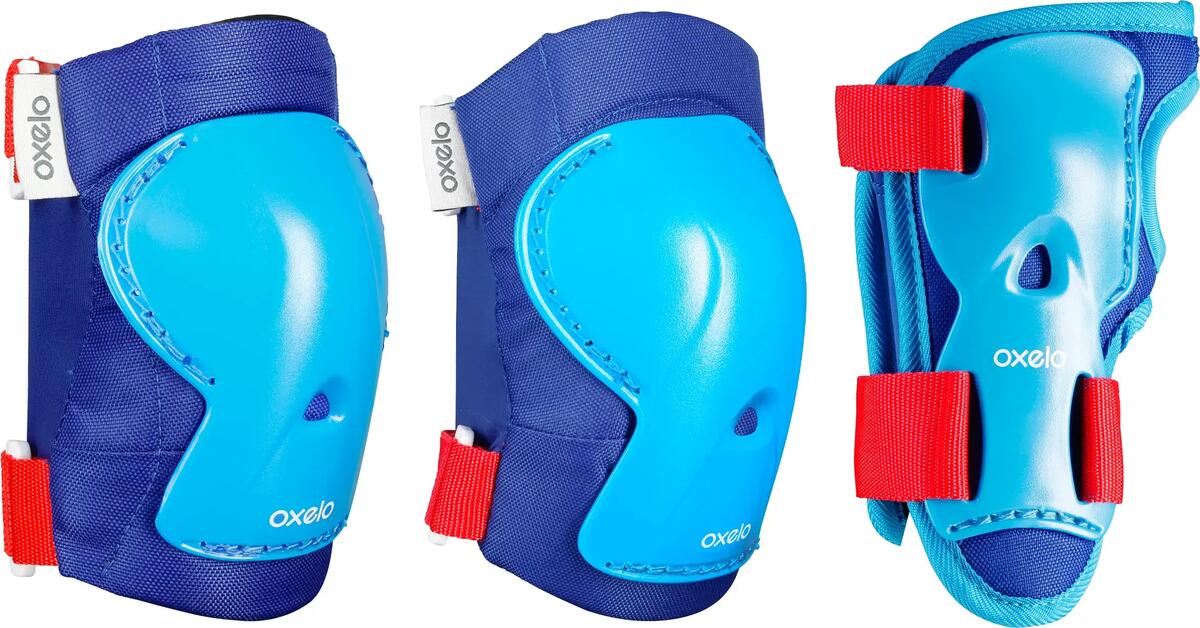 OXELO PLAY KIDS' INLINE SKATE SKATEBOARD AND SCOOTER PROTECTORS SET OF ...