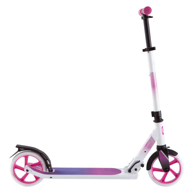 ТРОТИНЕТКА MID 7, БЯЛО/РОЗОВО OXELO - Decathlon