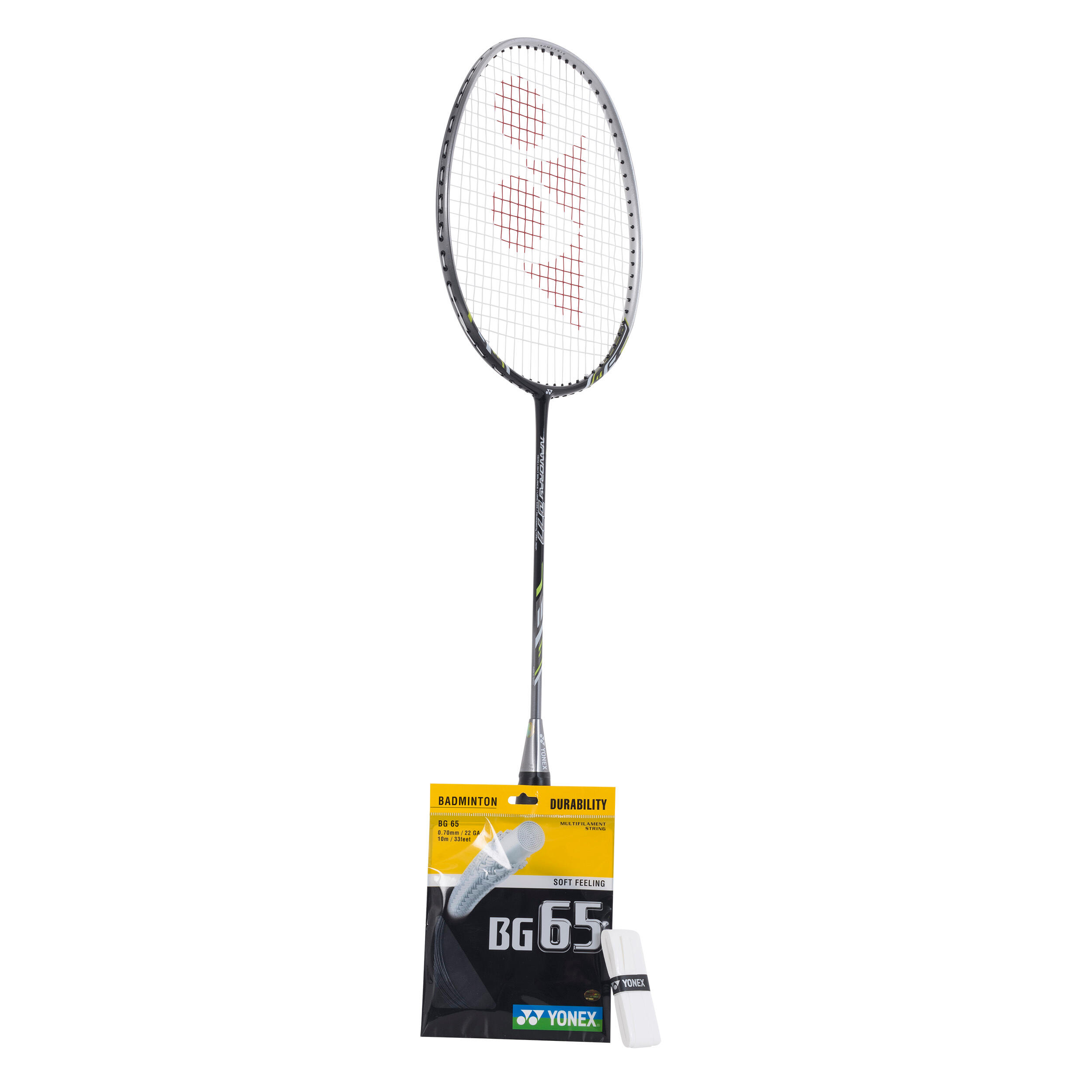 Nanoray D77 + BG65 Badminton Racket YONEX | Decathlon