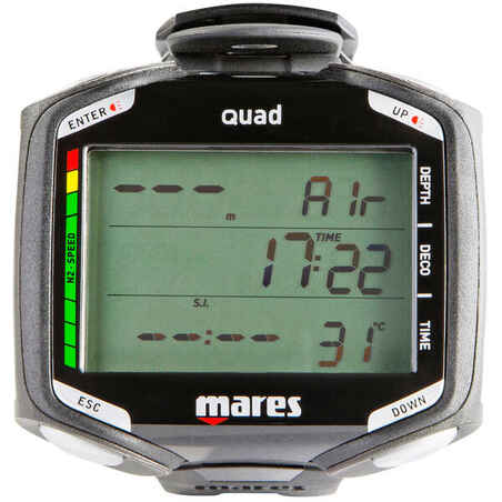 Scuba Diving Computer QUAD black - Decathlon